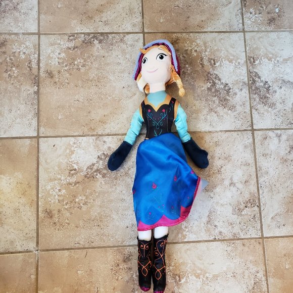 Disney | Toys | Disney Anna Frozen Plush 26 | Poshmark